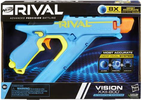 Nerf Rival Vision Xxii 800 Blaster With 8 Rival Accu Rounds Guns And Darts Price History