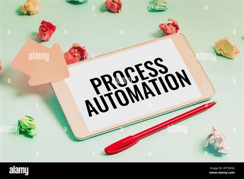 Conceptual Display Process Automation Business Idea The Use Of