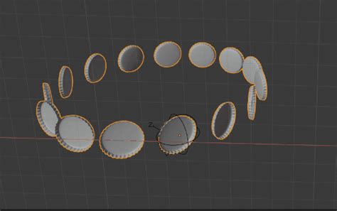 Animation How To Animate Rotation Of An Object In Circular Array