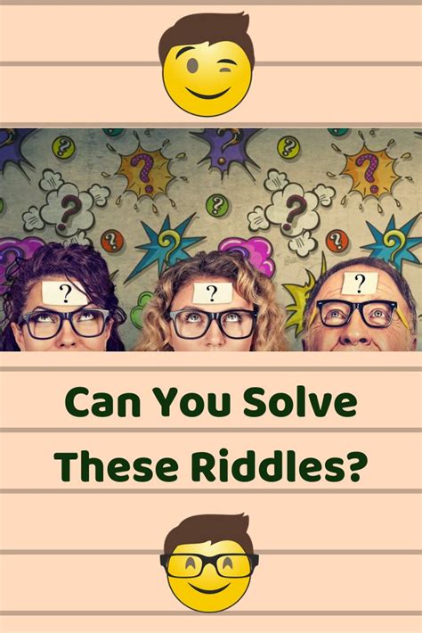 Can You Solve These Riddles
