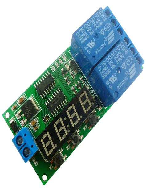 KC22B02 DC 5V 2 Channel Multifunction Delay Timer Module Delay Relay Controller Motor Reverse