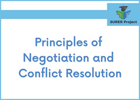 Principles Of Negotiation And Conflict Resolution Scaling Up Research