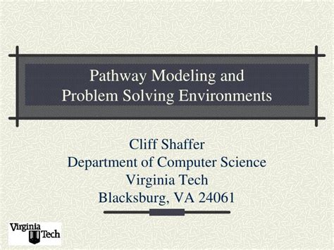 Ppt Pathway Modeling And Problem Solving Environments Powerpoint Presentation Id3015609