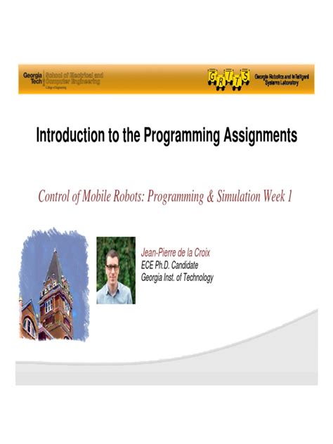 Programming And Simulation Lecture 1 Slides Download Free Pdf Matlab