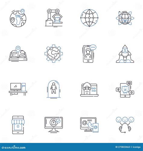 User Experience Line Icons Collection Intuitive Navigation Empathy