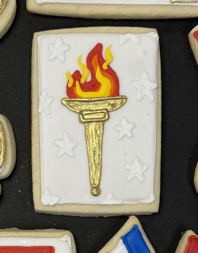 Olympic Torch Cookie Hayley Cakes And Cookies Hayley Cakes And Cookies