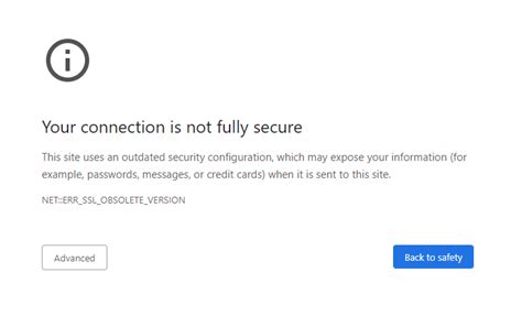 Outdated SSL TLS Version Chrome Questions Moonware Studios