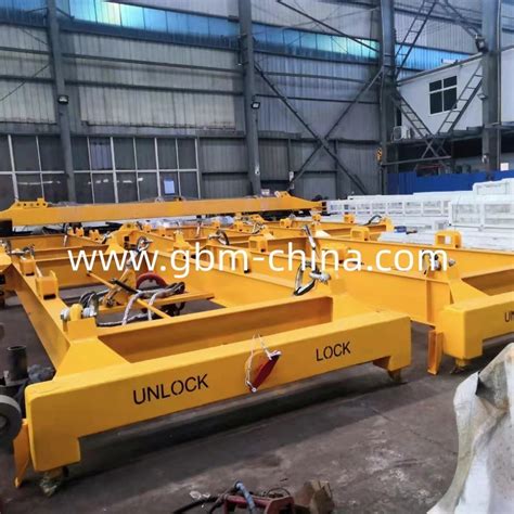 20ft 40ft Semi Automatic Frame Spreader Container Usage 20ft Container Spreader And Semi