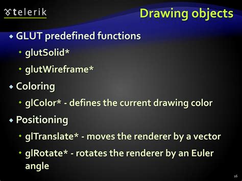 ppt opengl and glut basics powerpoint presentation free download id