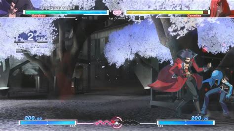 Under Night In Birth Gordeau Combos Youtube