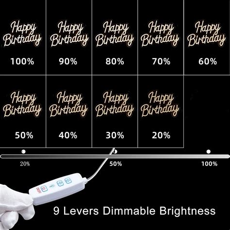 Letrero De Ne N De Feliz Cumplea Os Letrero Luminoso De Feliz Cumplea Os Letrero Led De Feliz