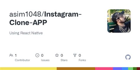 GitHub Asim Instagram Clone APP Using React Native