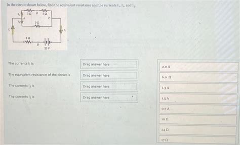 Solved In The Circuit Shown Below Find The Equivalent
