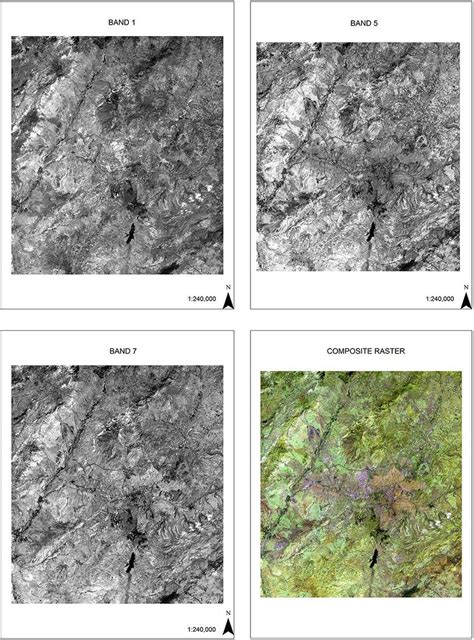 Raster Composite Process With Band 7 Band 5 And Band 1 Download