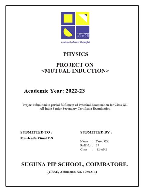 Phy Project Pdf Teachers Learning