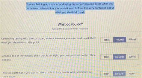 Solved You Are Helping A Customer And Using The Scriptresource Guide When You Come To An
