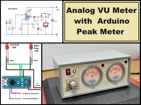 DIY Analog VU Meter With Arduino Peak Meter
