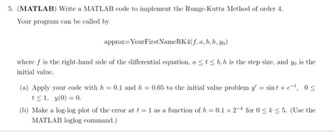 Solved Matlab ﻿write A Matlab Code To ﻿implement The