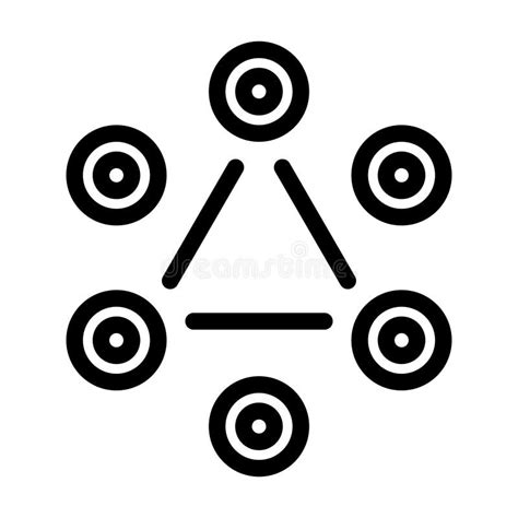 Color Theory Ux Ui Design Line Icon Vector Illustration Stock Illustration Illustration Of