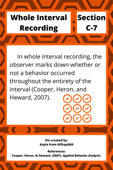 Time Sampling Interval Recording And Other Sampling Procedures Aba Study Materials Artofit