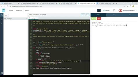 Ap Csp Create Task Project Youtube