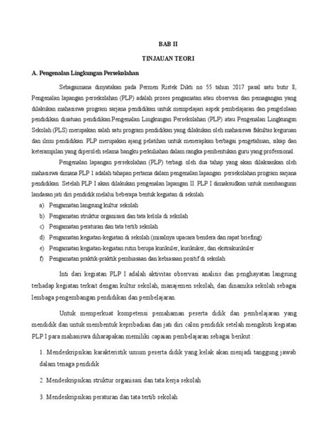 menganalisis pelaksanaan program plp i di smp negeri 13 maluku tengah pdf