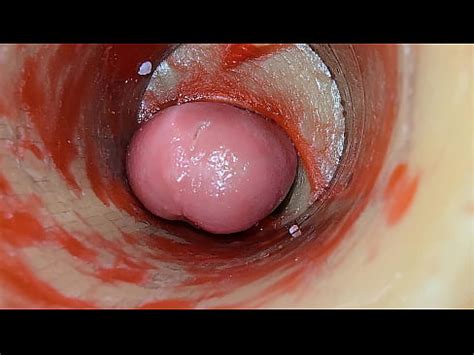 Une caméra à l intérieur d une chatte profonde capture une dose d