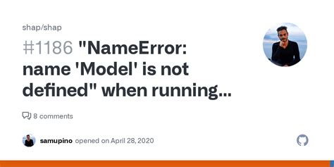 NameError Name Model Is Not Defined When Running Example Issue Shap Shap GitHub