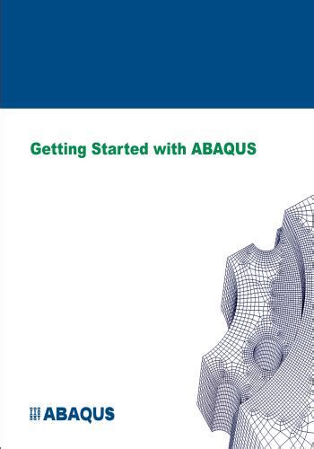 Getting Started With Abaqus عالم الكتب