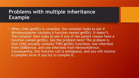 Multiple Inheritance Ppt