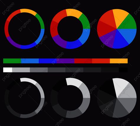 Blue Gradient Set Vector Png Images Set Of Color Gradients Saturation Design Palette Png