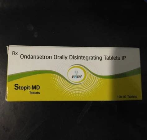 Stopit Md Ondansetron Orally Disintegrating Tablets Ip At ₹ 250 Box In