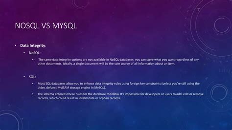 Nosql Vs Sql Pptx