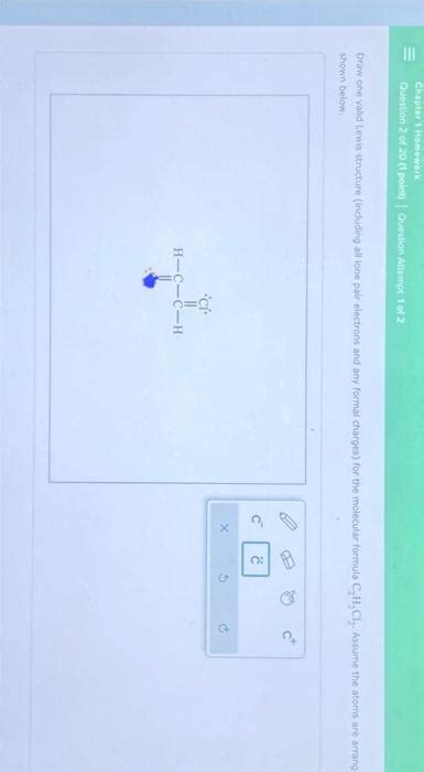 Solved Draw One Valid Lowis Structure Including All Lone Solved Draw One Valid Lowis Structure Including All Lone