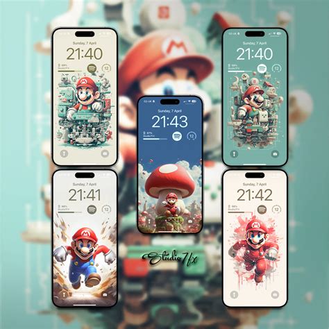5x Super Mario Iphone Wallpaper Collection Mobile Phone Wallpaper