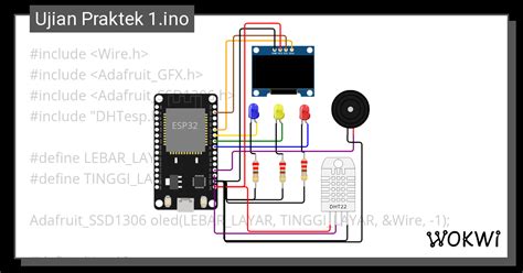 Ujian Praktek O Wokwi Esp32 Stm32 Arduino Simulator