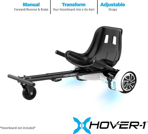 Hover 1 Buggy Attachment For Transforming Hoverboard Black Hover 1