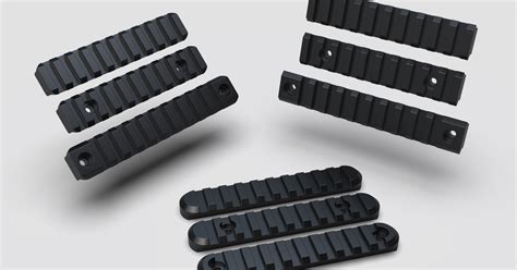 Picatinny Rail Set 01 By The3designer Download Free Stl Model