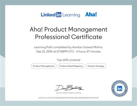 Aamlan Saswat Mishra On Linkedin Certificate Of Completion