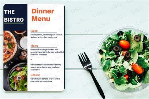 menu layout and templates design tips