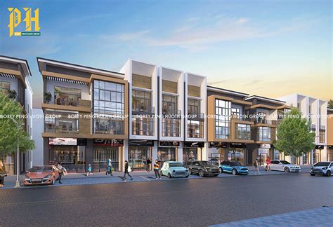 Shophouse C Shophouses Design Architecture Modern Shophouse