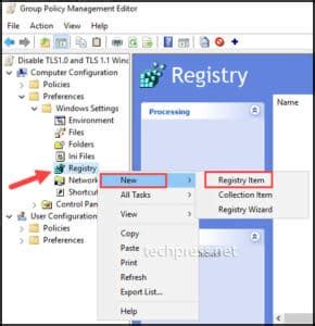 Disable TLS And TLS In Windows