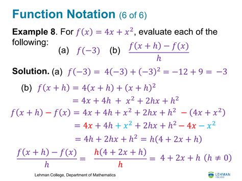 Lesson 11 Functions And Function Notation Pptx