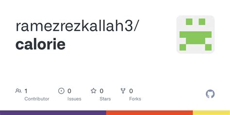 github ramezrezkallah3 calorie