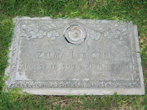 Zelma Lee Shockley Carr 1909 1971 Mémorial Find A Grave