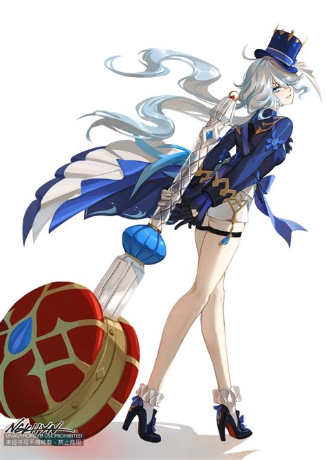 Furina Genshin Impact Drawn By Ngkhyn Danbooru