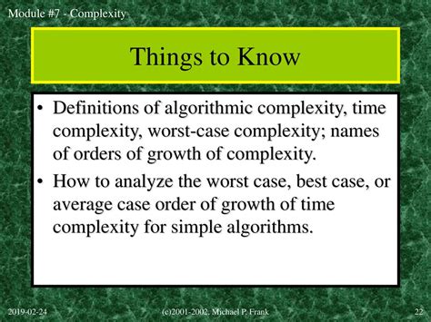 Module 7 Algorithmic Complexity Ppt Download