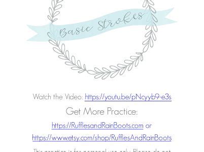 Basic Stokes Set Google Drive Free Lettering Worksheets Basic