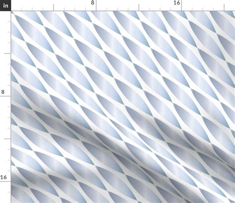 Diagonal Scales Blue Steel Fabric Spoonflower