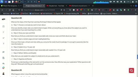 deep dive into the intranet quiz youtube